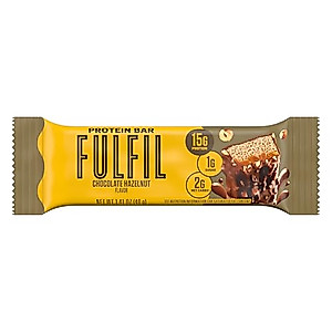 FULFIL Protein Snack Bars, Chocolate Hazelnut, 15g Protein, Pantry Staples, 12 Count