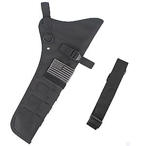 Kratarc Archery Lightweight Hip Arrow Quiver Foldable Compact Arrows Bag with Molle System Hanged for Target Shooting (Black- (with Belt))