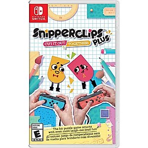 Snipperclips Plus: Cut it out, Together! - Nintendo Switch