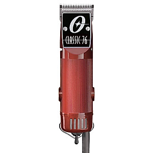 Oster Professional Hair Clippers, Classic 76 for Barbers and Hair Cutting with Detachable Blade, Burgundy