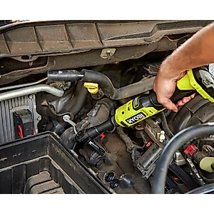 RYOBI - ONE+ HP 18V Brushless Cordless 3/8 in. Extended Reach Ratchet (Tool Only) - PBLRC25B
