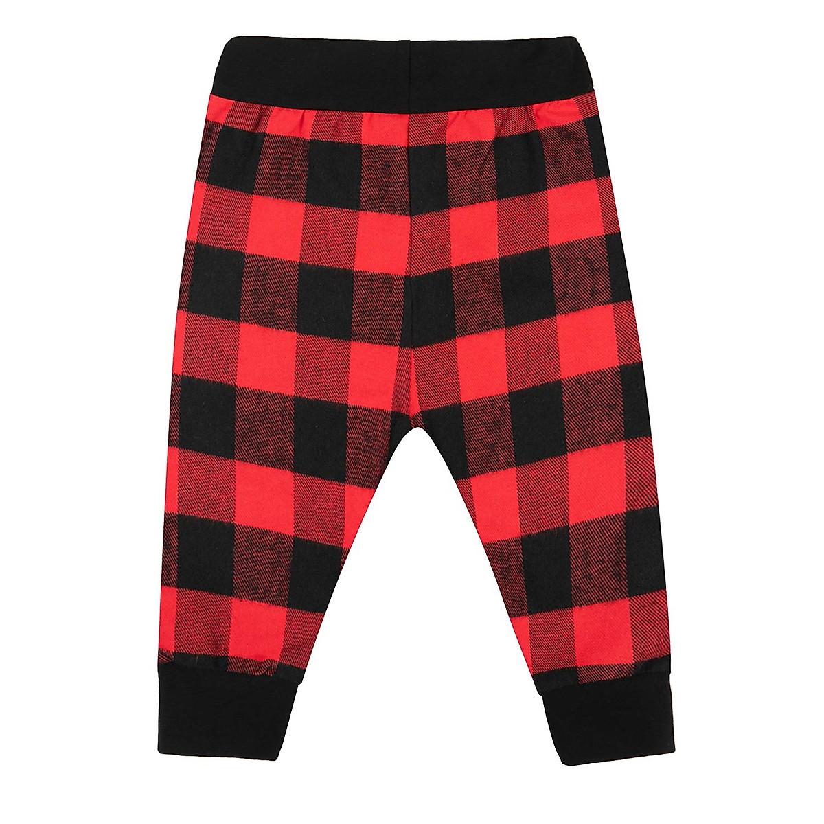 Baby Boys Girls Cute Deer Little Man Long Sleeve Plaid Clothes Outfit Set（0-3Moths）