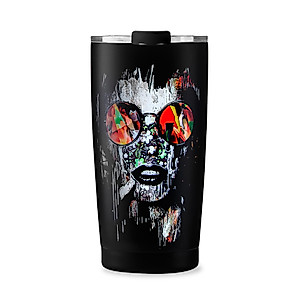 URBANCAN 20 oz Insulated Tumbler with Lid and Straw - Drink In Style with a Stainless Steel Tumbler Travel Mug - Premium Double Walled Thermos Flask - The Glance