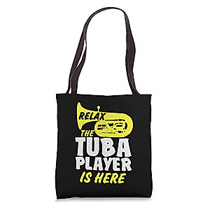 Tuba Player Funny Jazz Music Band Musician Tote Bag