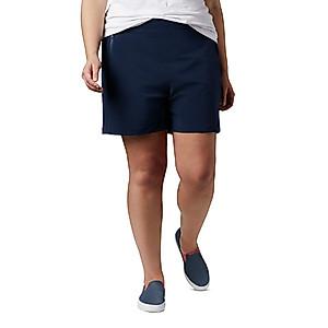 Columbia Women’s PFG Tidal II Shorts, Stain Resistant, Sun Protection, Collegiate Navy, XX-Large