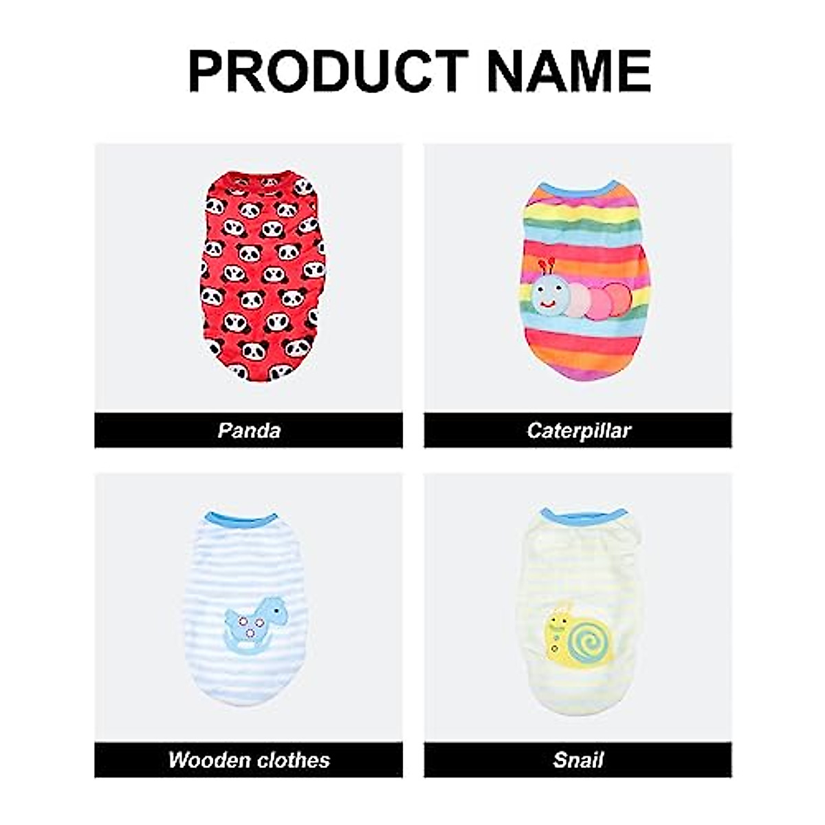 Dog Clothes for Small Dogs, Girl Winter Warm Sweaters Cat Rabbit Bunny Vest Flannel Pet Costume for Chihuahua Dachshunds Cats or Puppy,4 PCS XXS