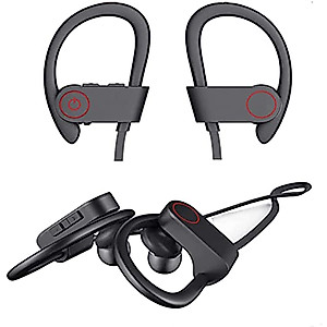 Xicks Bluetooth Headphones CVC 6.0 Noise Cancelling with Microphone Bass HD Stereo Bluetooth Earphones Gym Sports Wireless Earbuds