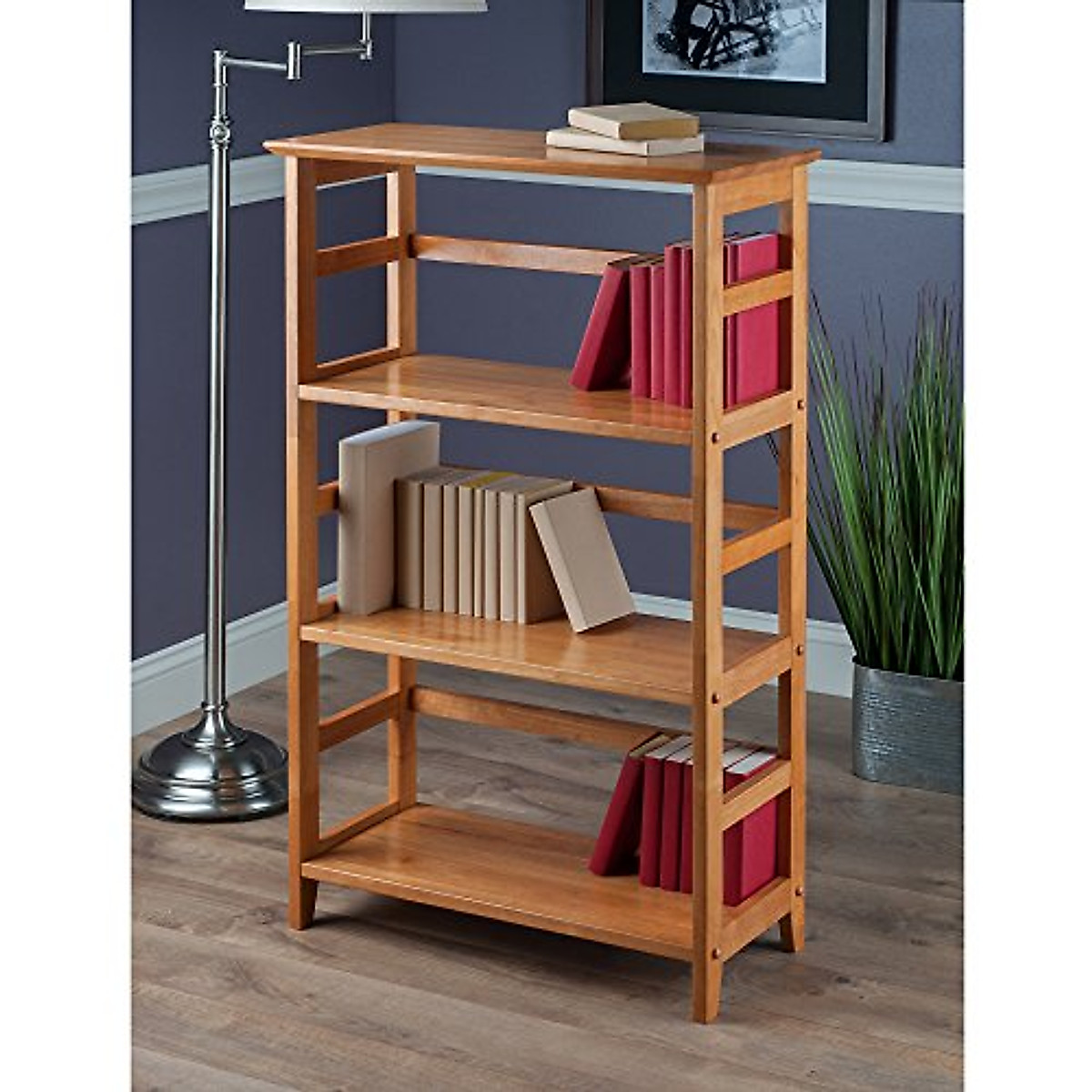 Winsome Wood Studio Shelving, Honey
