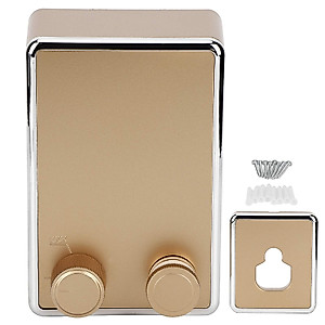 Garosa Retractable Clothesline Wall-Mounted Stainless Steel Clothes Drying Laundry Line Indoor Balcony Retracting Hanging Clothing Drying Rack Indoor Outdoor(Gold)