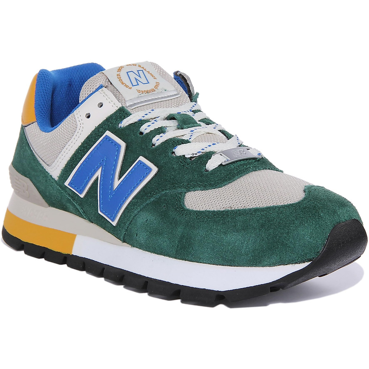 New Balance Men's ML574DVG Sneaker, Green, 11