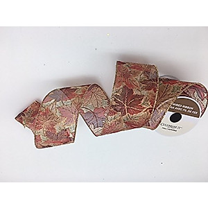 Celebrate IT- Fall & Halloween Ribbon -Maple Leaves B- 2.5 in x 12ft