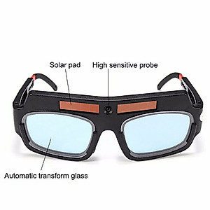 TEAMWILL 2PACK Welding Welder Glasses Mask Solar Auto Darkening Helmet Eyes Goggle Anti-glare
