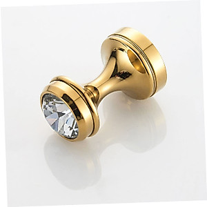 ARTIBETTER 3 Pcs Wall Hanging Hook Furniture Door Hanger Curtain Buckle Diamond Wall Hook Bathroom Crystal Hook Wall Towel Hook Crystal Curtain Holdbacks Kitchen Cabinet Decor Coat Heavy