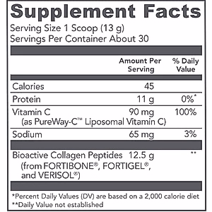 Vital Proteins Professional Bioactive Collagen Complex Everyday Foundational Support, 13.9oz