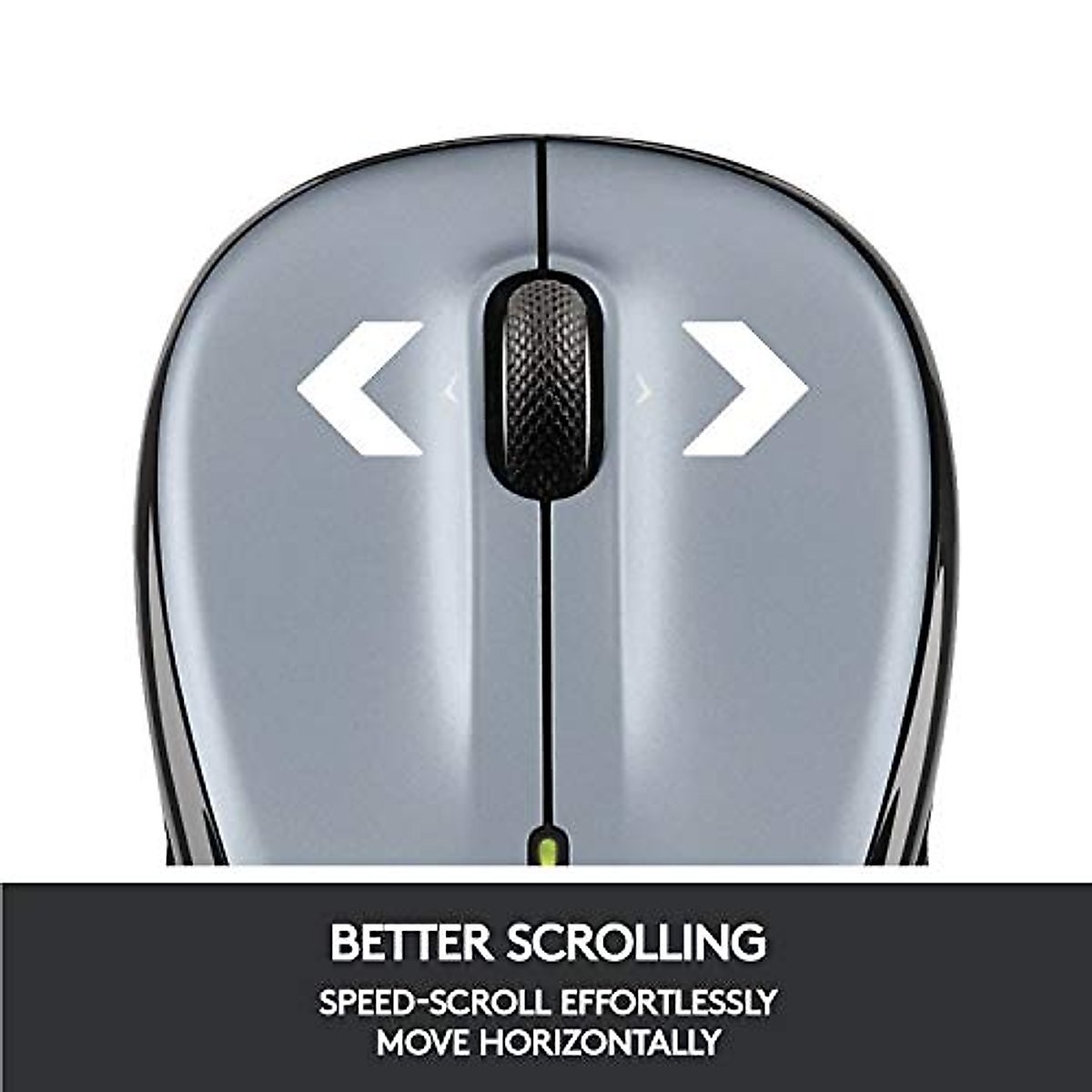 Logitech Wireless Mouse M325 with Designed-For-Web Scrolling - Light Silver
