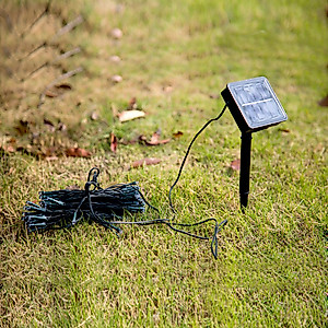 KYD 72ft 22m 200 LED Solar String Lights Christmas Lights Solar Powered Starry Lighting Waterproof Outdoor String Lights for Indoor Gardens Xmas Tree Homes Wedding Party Decor