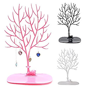 SOFEA Jewelry Necklace Ring Earring Tree Deer Stand Display Organizer Holder Show Rack