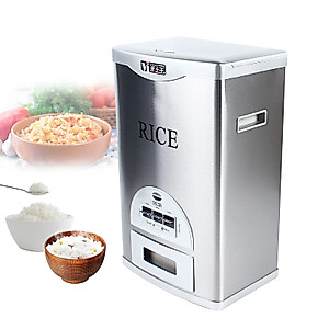 LOYALHEARTDY Automatic Rice Dispenser, Grain Storage Box Rice Storage Container Kitchen Storage Container Sealed Bulk Food Container Storage with Lid for Kitchen Organization and Storage