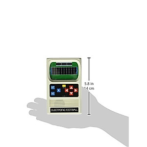 Basic Fun Classic, Retro Handheld Football Electronic Game, One Size Fits All