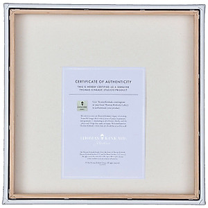 Thomas Kinkade Mountain Paradise 14" x 14" Gallery Wrapped Canvas Art | Frameless Room Wall Art | Certificate of Authenticity Included