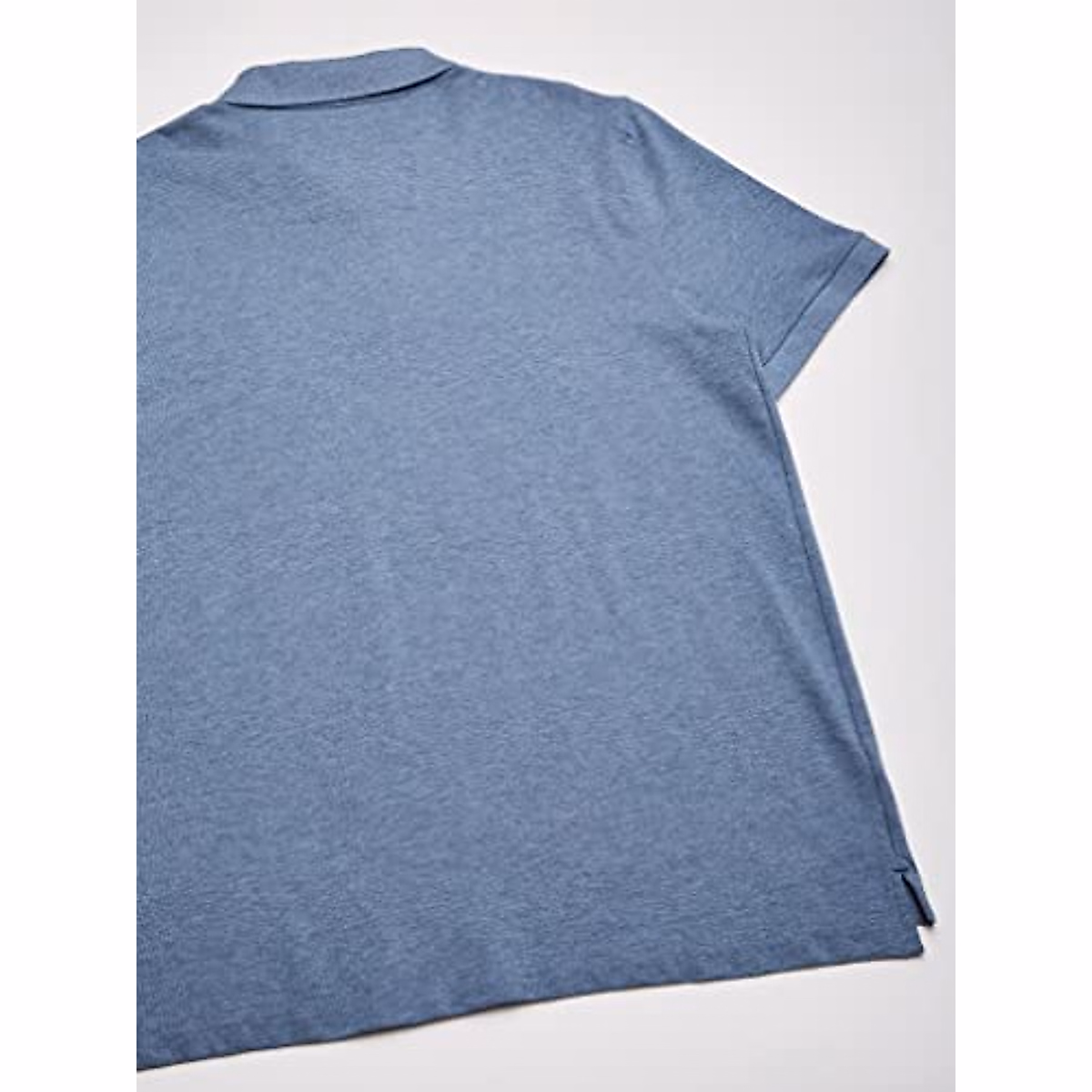 Nautica Men's Short Sleeve Solid Cotton Pique Polo Shirt, Deep Anchor Heather, X-Large