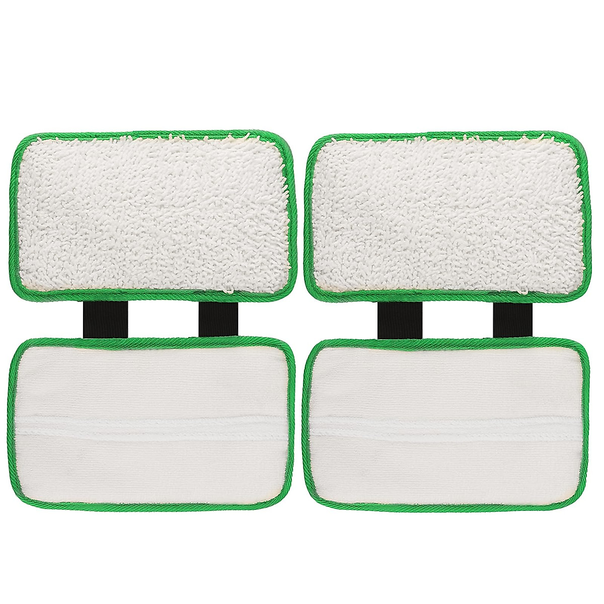 Mop Pads Replacement Compatible with Shark Sonic Duo Hardwood Floor Cleaner - Reusable and Washable Mop Cloth Refill (2 Pack)