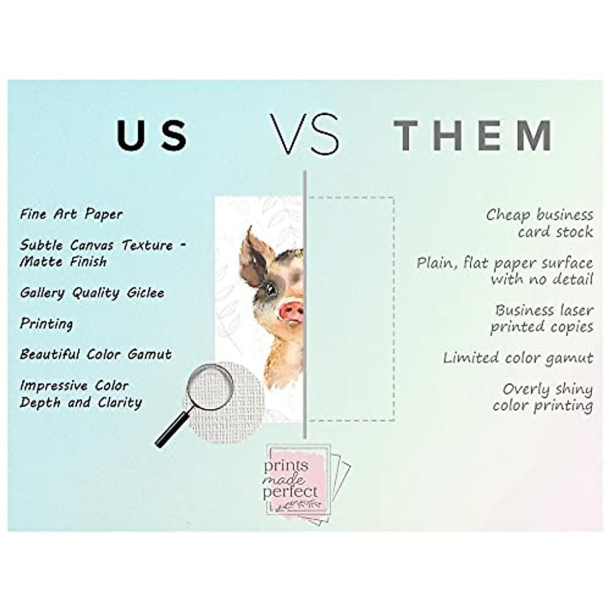 Baby Farm Animals Wall Art Prints - Nursery Decor - Set of 6-8x10 - Unframed - Watercolor