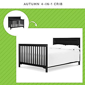 Universal Twin-Size & Full-Size Conversion Kit Bed Rails for Davinci Cribs (Espresso)