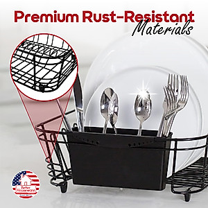Better Houseware 1420/E Dish Drainer, standard, Black