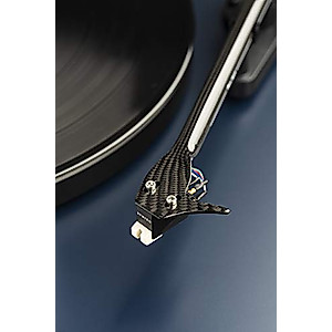 Pro-Ject Debut Carbon EVO, Audiophile Turntable with Carbon Fiber tonearm, Electronic Speed Selection and pre-Mounted Sumiko Rainier Phono Cartridge (Satin Black)