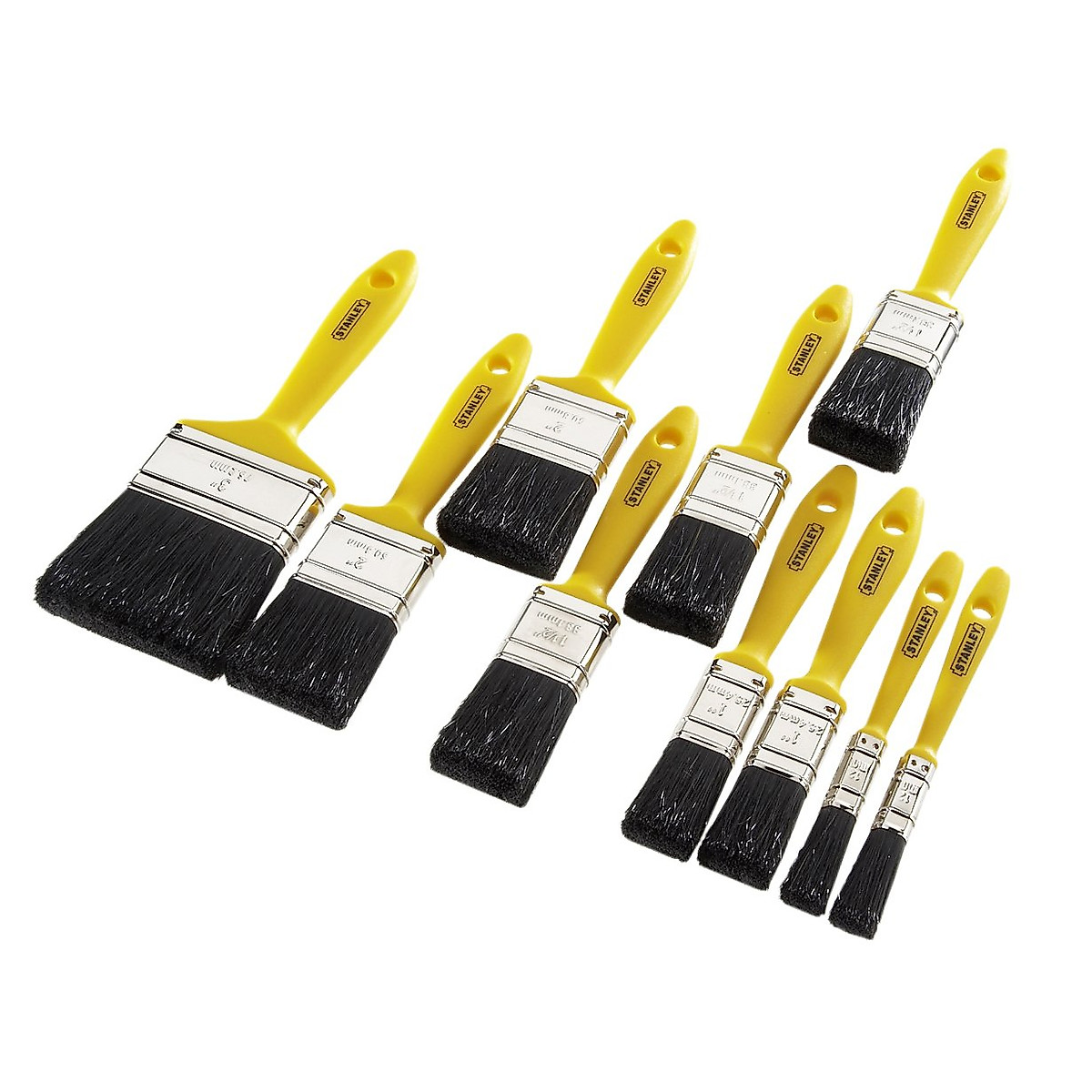 Stanley HOBBY10 10 Piece Hobby Paint Brush Set