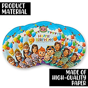 BOGAZNET 30PCS Plates 9" Birthday Decorations Party Plates for Party Supplies Party Favors 1st Birthday Birthday Party Decorations