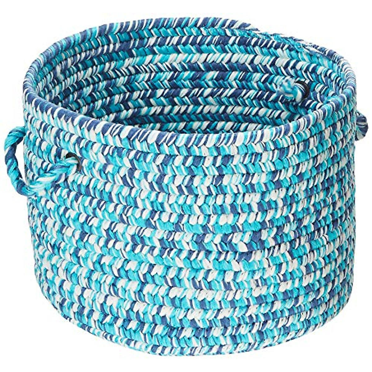 Colonial Mills Catalina CA99A018X018 Storage Basket, 18" x 18" x 12", Blue Lagoon