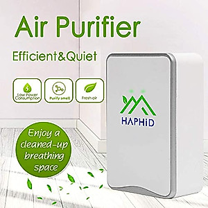 HAPHID Ionizer Air Purifier/Plug In Air Purifier with Highest Output - Up to 32 Million Anions/Sec, Cleanse:Odors,Pets Smell Etc(8-Pack)