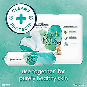 Pampers Aqua Pure Sensitive Baby Wipes 10X Pop-Top 560 Count