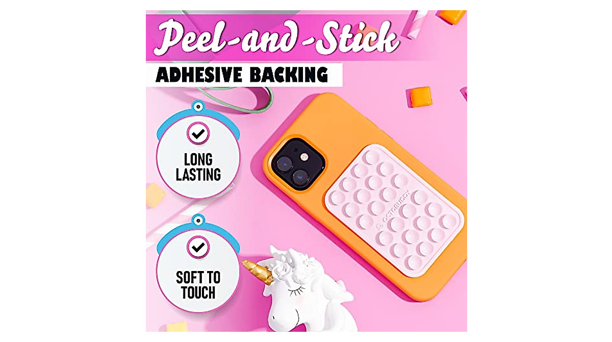 OCTOBUDDY Silicone Suction Phone Case - Hands-Free Holder