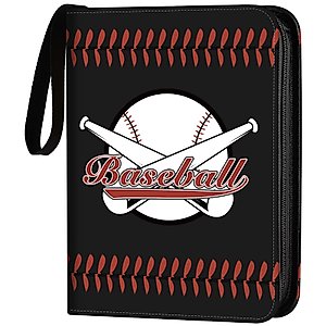 ANNOR Baseball Card Binder, 9-Pocket Trading Card Binder, Fits 720 Cards with 40 Removable Sleeves, 3 Ring Album for Card Collection Storage Christmas Gift for Child