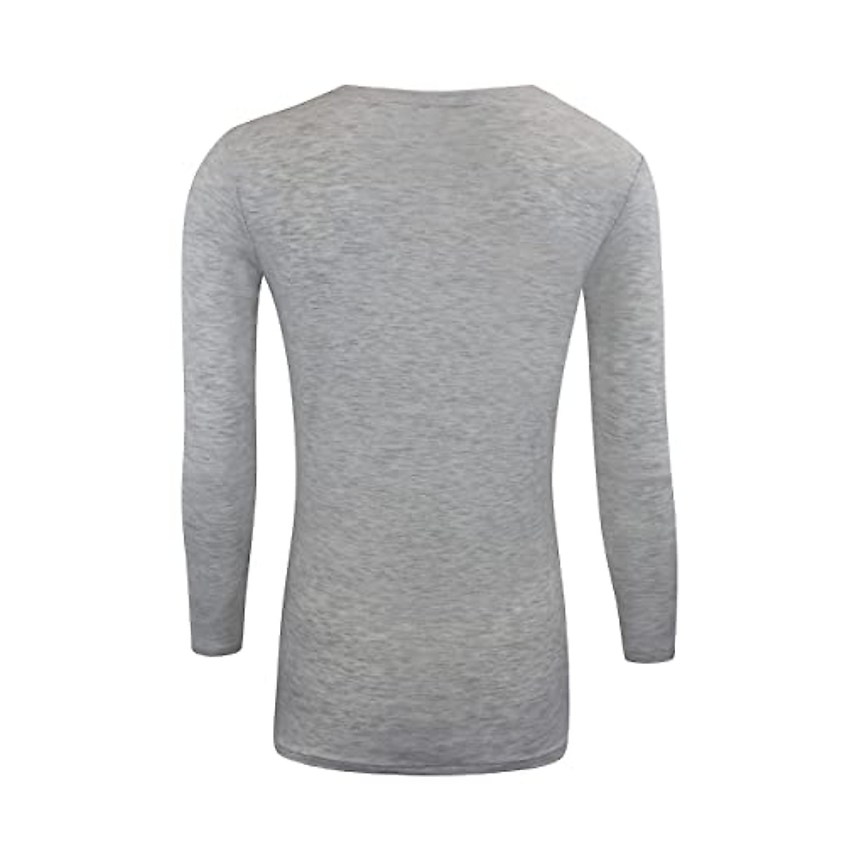 Women's Under Scrubs Long Sleeve T-Shirt Comfort V-Neck Medical Underscrub Tee -Super Soft and Stretchy (Heather Charcoal, Medium)