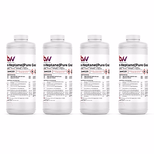 BEST VALUE VACS Lab Grade N-Heptane - Ultra High Purity Solvent - 99.3% Pure Dissolving Heptane Solution - 1 Gallon