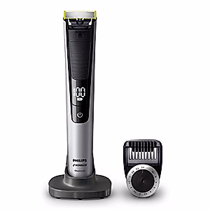 Philips Norelco, Oneblade QP652070 Pro Hybrid Electric Trimmer and Shaver, Black/Silver