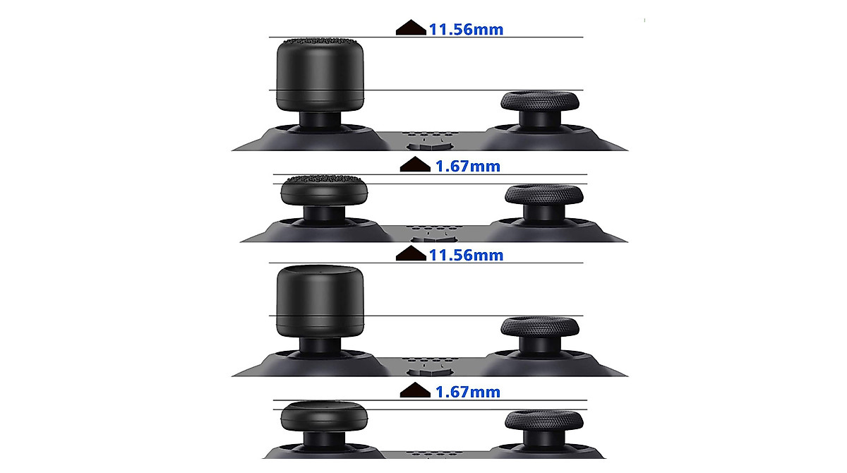 DLseego 8PCS Steam Deck Thumb Grips Caps for Enhanced Gaming