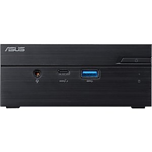 ASUS PN51-S1 Mini PC Barebone with AMD Ryzen 3 5300U Quad-core Mobile Processor, up to 64GB DDR4 RAM, Dual Storge Design, WiFi 6, Bluetooth, USB-C with VESA Mount