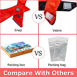 InPoTo Superhero Capes for Kids,Heroes Capes and Masks Fit for 4-12years old boy and girls Dress Up