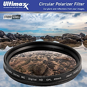 Ultimaxx 500mm f/8 Manual Multi-Coated Preset Telephoto Lens Kit Compatible with Canon EOS T5, T5i, T6, T7 T6i, T6s, T7i, SL1, SL2, 60D, 70D, 77D, 80D, 5D III, 5D IV, 6D, 7D, 7D II & More