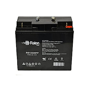 Raion Power RG12220FP 12V 22Ah Upgraded Replacement SLA Battery for National Battery NB12-18HR - 1 Pack