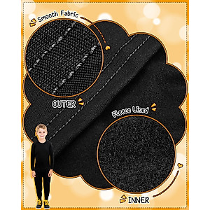 Taiyin 6 Sets Boys Thermal Underwear Warm Soft Thermal Top and Long Underwear Winter for Kids Boy(L)