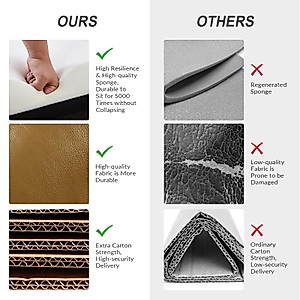 HULALA HOME Leather Recliner Chair Set of 2, Modern Push Back Recliner Armchair with Adjustable Backrest & Footrest,Comfy Upholstered Lazyboy Single Sofa for Home Theater Bedroom Living Room, Camel