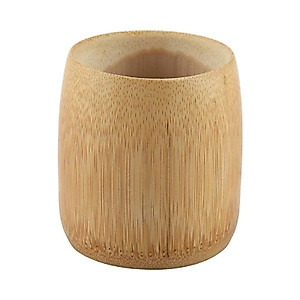 NITRIP Natural Pure Bamboo Tea Cup Handmade No Paint Eco-Friendly Home Water Cups(M)