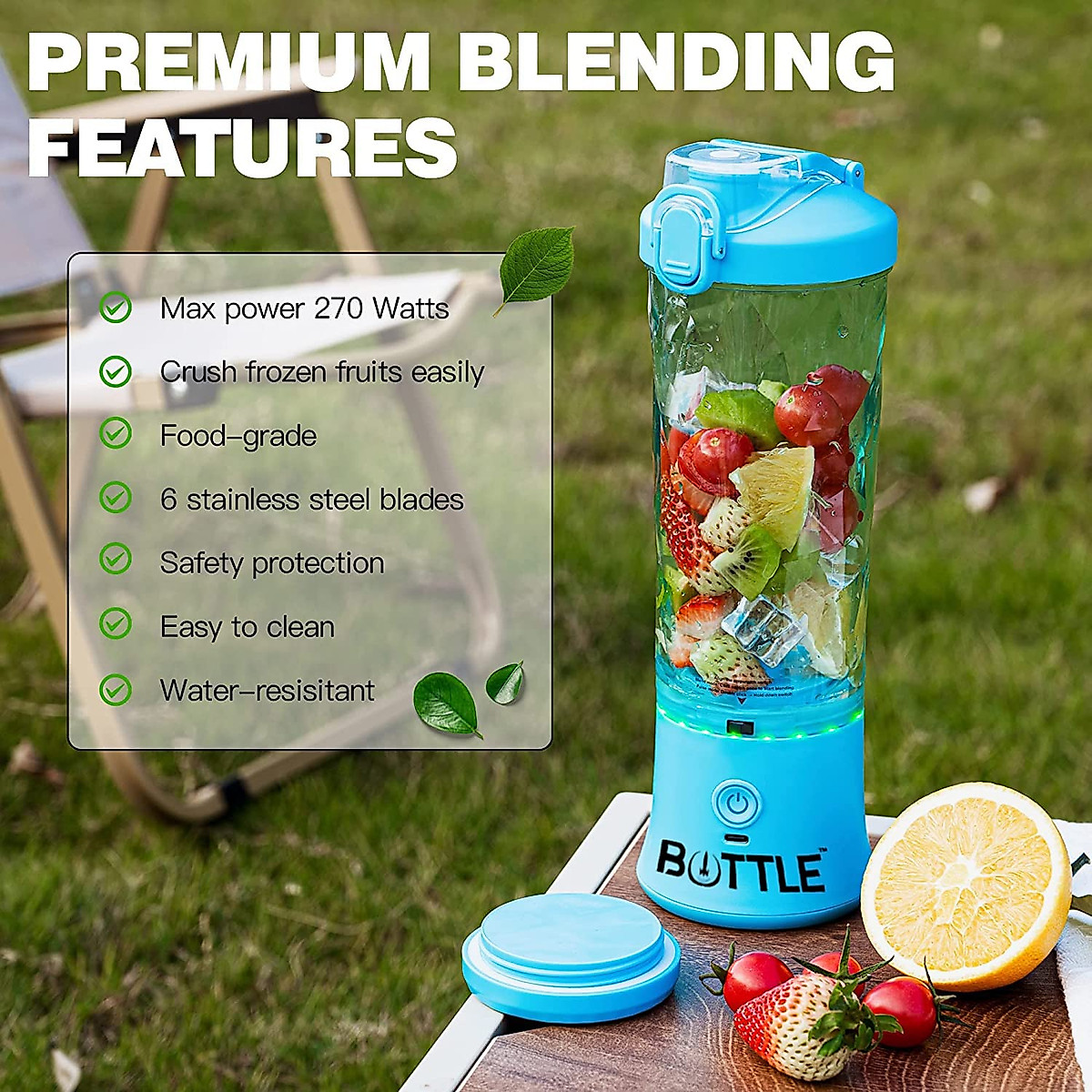 BOTTLE ROCKET BLENDER v3 (Blackout Black)