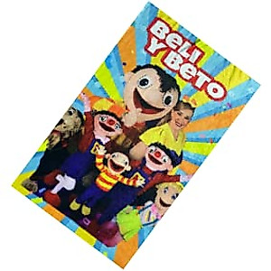 Genérico Bely Y Beto Show Kids Blanket Soft Fleece Fabric Rest Thin Blanket Measure 160 x 110 cm (Yellow)